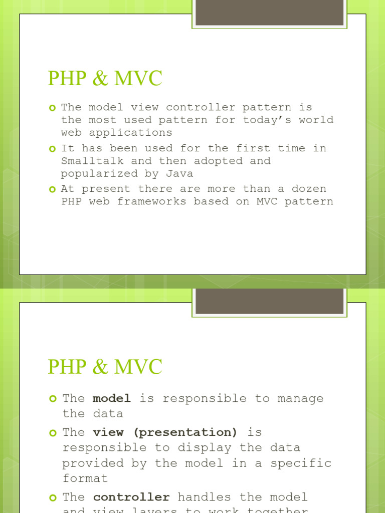 Pertemuan 11 PHP MVC 1 | PDF | Model–View–Controller | Computer Programming