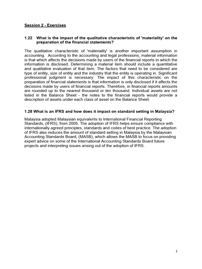 Session 2 Analysing & Recording Transactions 1 | PDF | Financial Statement | International ...