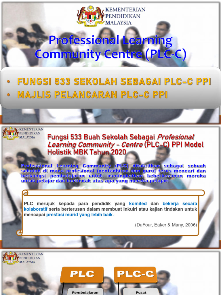Fungsi Dan Strategi Sekolah PLC-C (Ppi Model Holistik MBK) | PDF ...