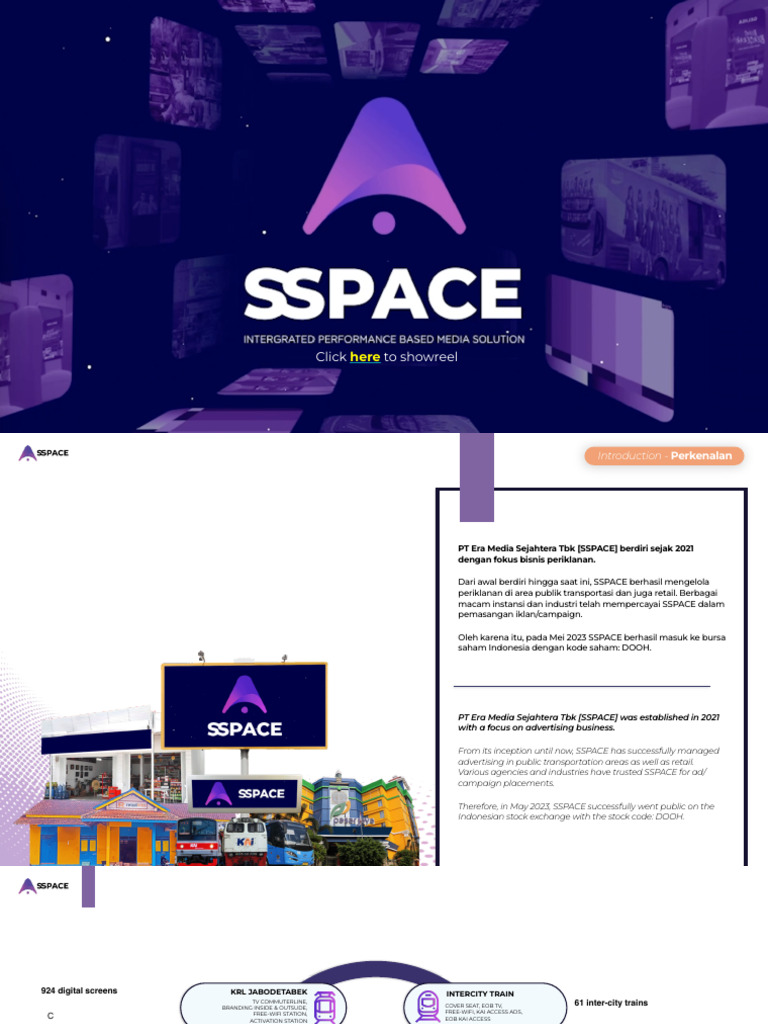 Profile SSPACE | PDF | Corporate Social Responsibility | Advertising
