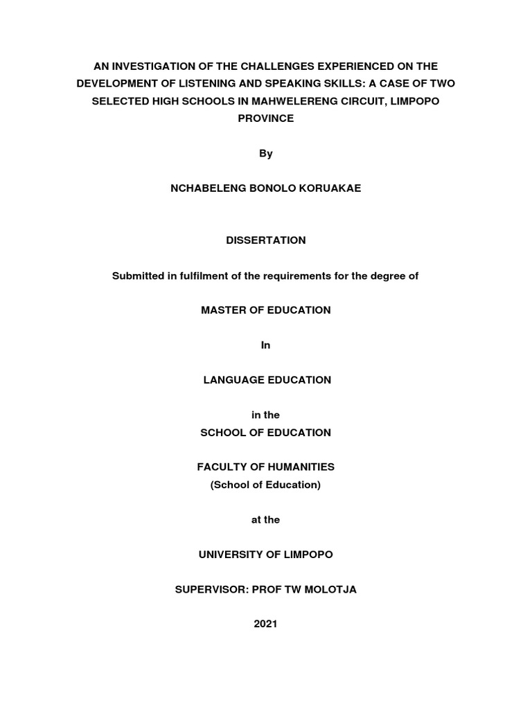 Nchabeleng BK 2022 | PDF | Learning | Constructivism (Philosophy Of ...
