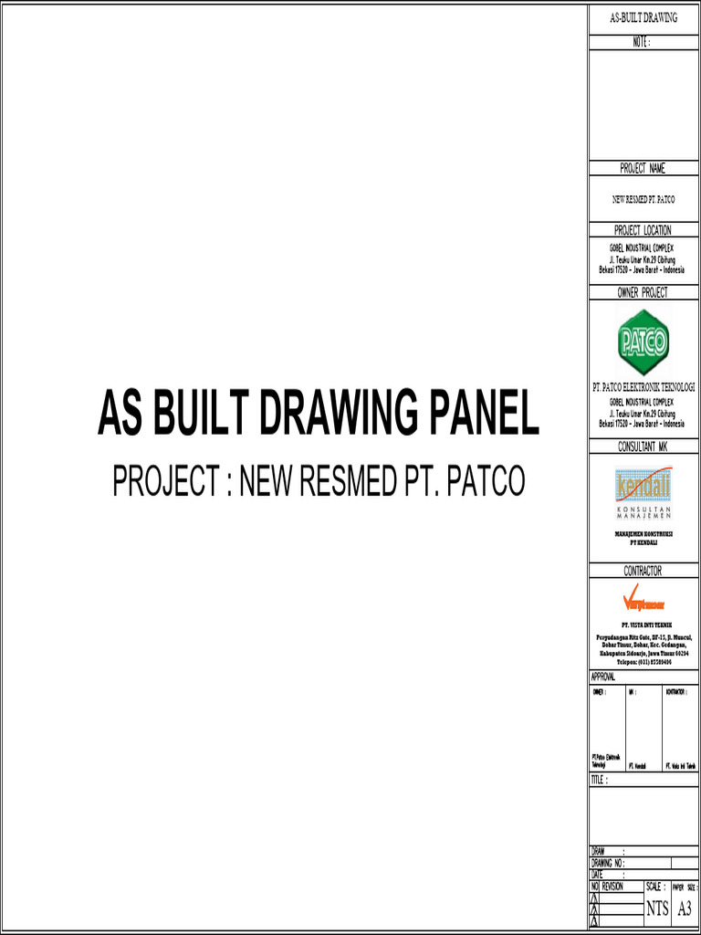 AS BUILT PANEL | PDF