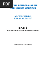 Modul Ajar On PROSES Qurdis Fase F MA XII Ganjil | PDF