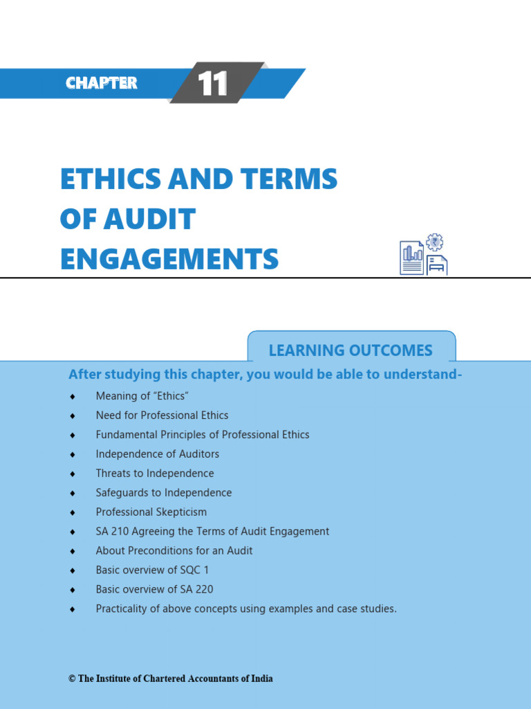 Ethics and Terms of Audit - Engt.chpt11 (Audit) | PDF | Audit ...