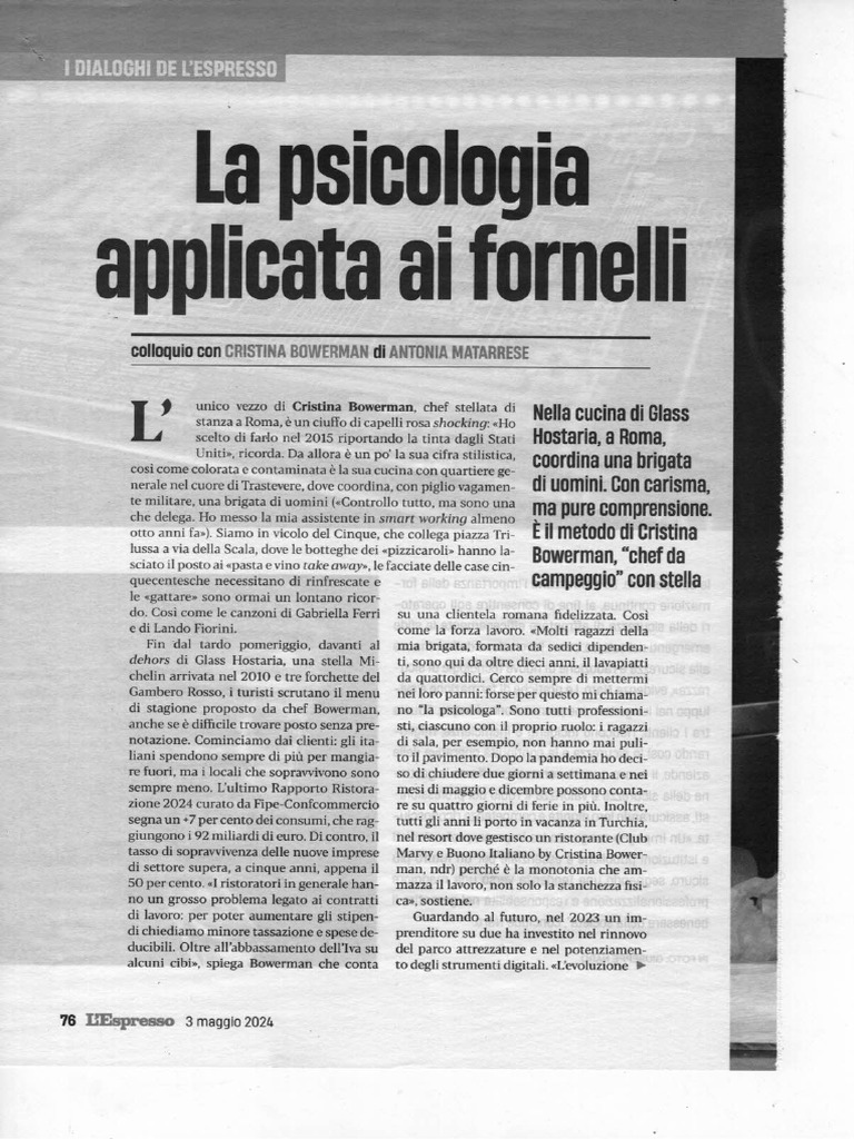 03.05.2024 Espresso Bowerman | PDF
