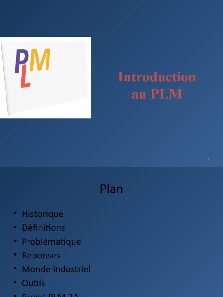 Introduction au PLM | PDF | Cycle de vie d'un produit | Business