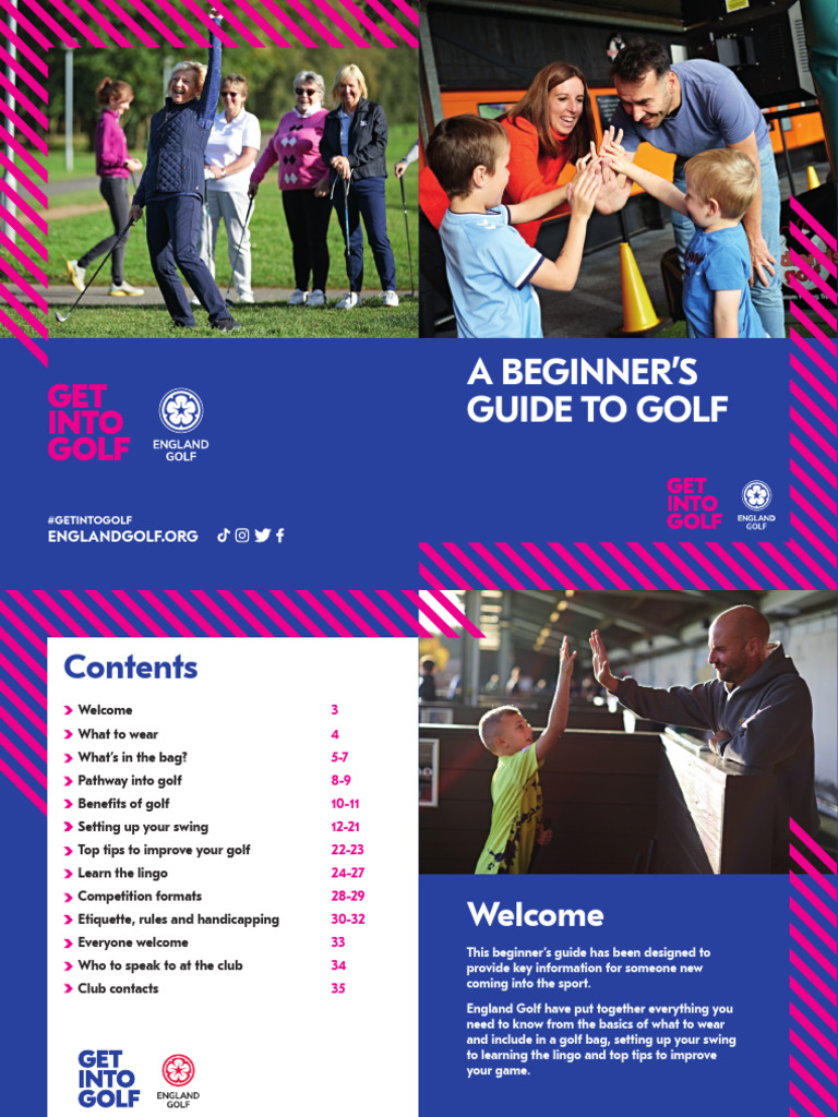 Beginners Guide To GOLF | Download Free PDF | Par (Score) | Golf Course