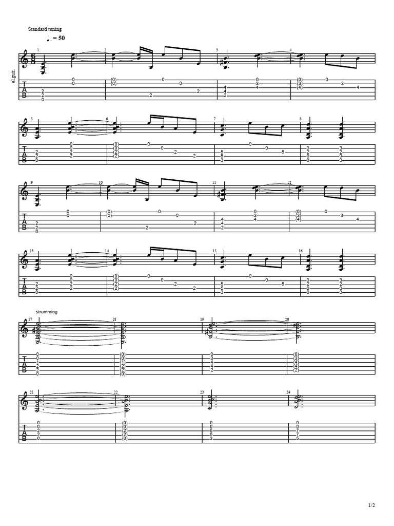 RHYTHM - Deep Heroic Ballad Guitar Backing Track Jam in E | PDF ...