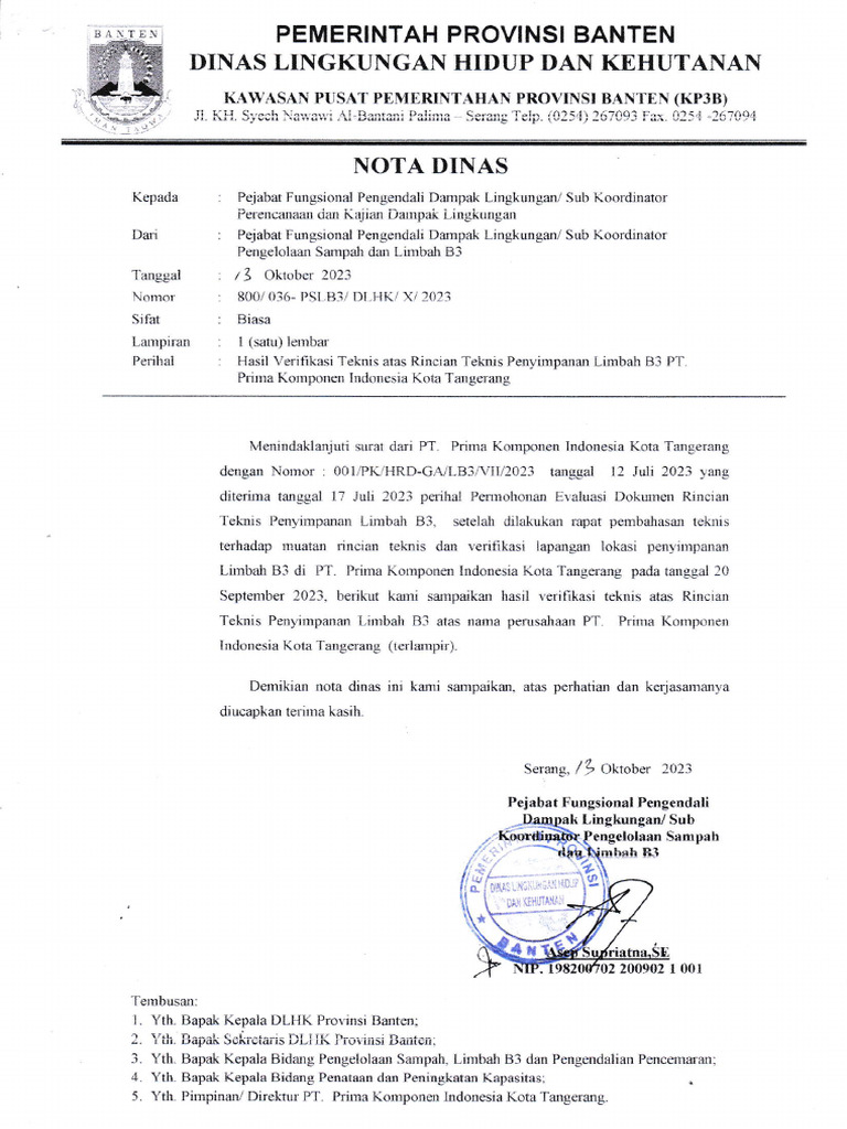 Dokumen Rintek Prima Komponen Indonesia | PDF