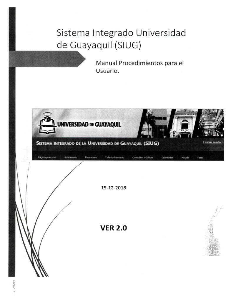 E16FI4 - 1 - 5 Manuales Académicos-Sistema SIUG | PDF