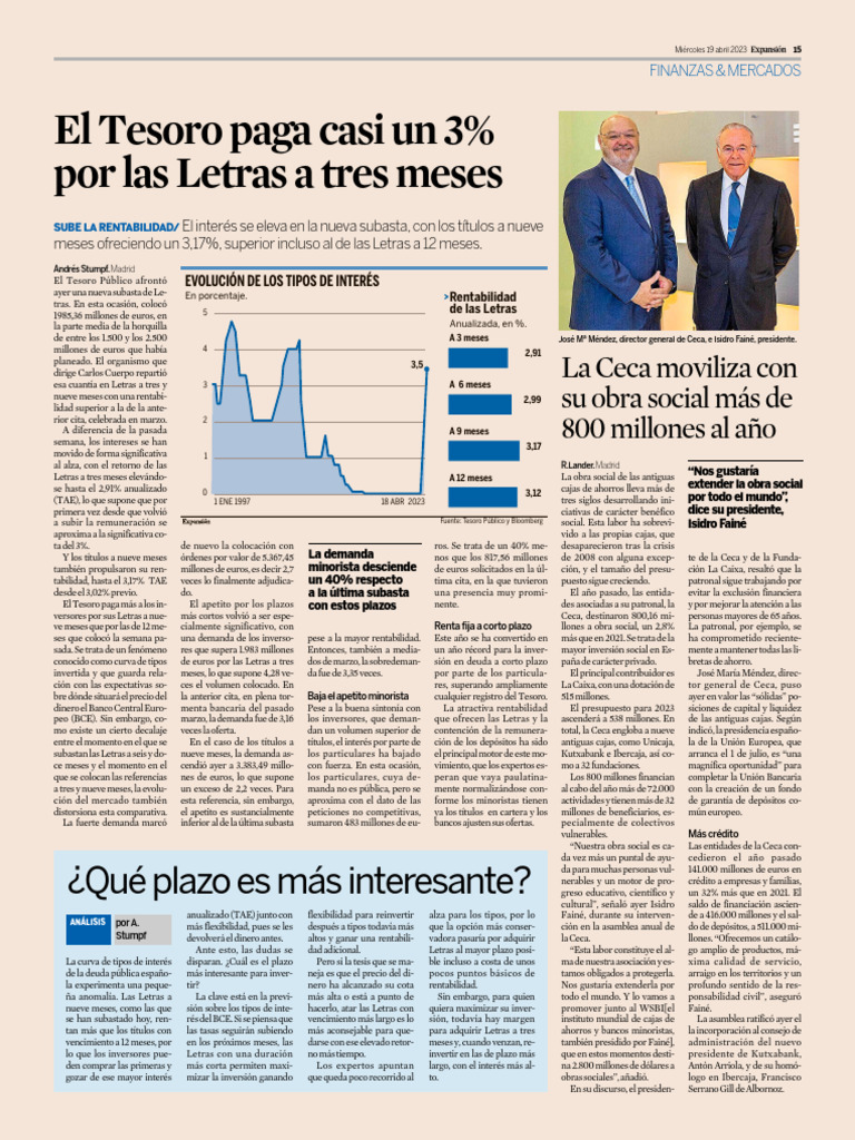 ExpansiÃ N-Primera LETRAS DEL TESORO ED-19 - 04 - 2023-17 | PDF ...