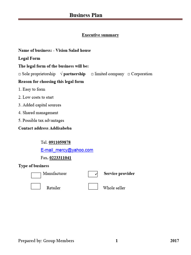 Business Plan Best | PDF | Income Statement | Expense