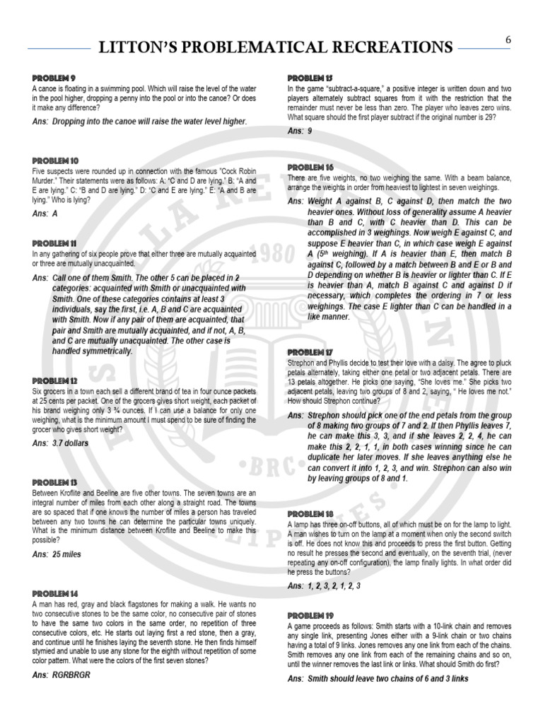 Littons 06 - 1210 | PDF | Weight