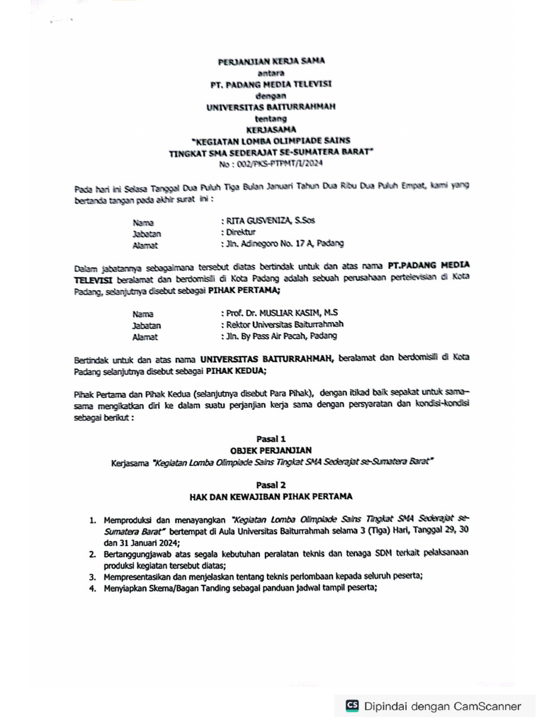 Mou Padang TV | PDF