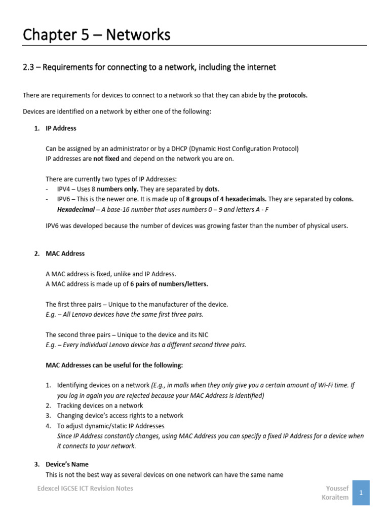 Network Connection & Security Guide | PDF | Computer Network | Ip Address