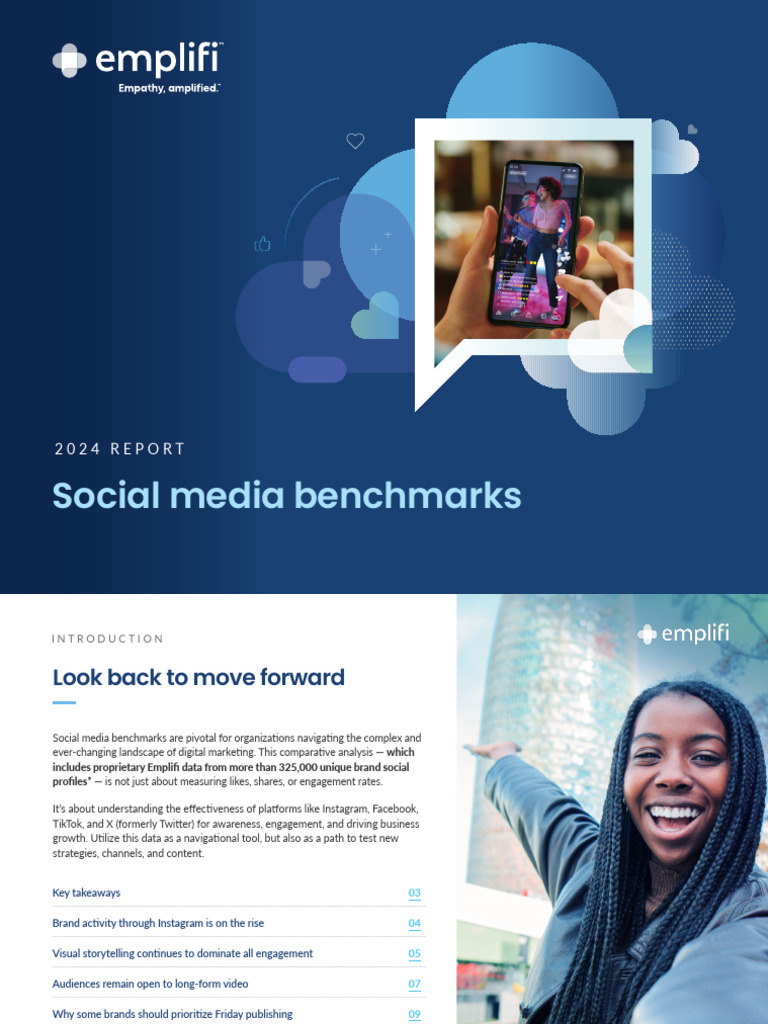 Emplifi Report 2024 Social Media Benchmarks en | Download Free PDF | Social Media | Popular ...
