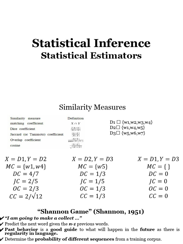 Statistical Inference | PDF | Markov Chain | Estimation Theory