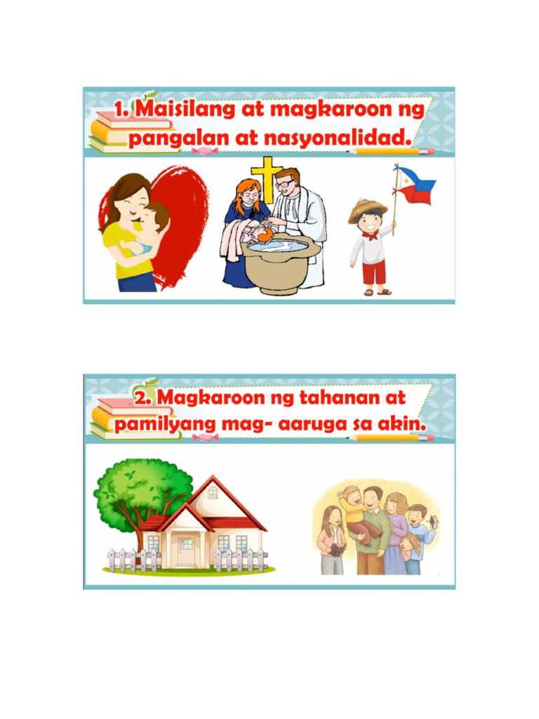 10 karapatan ng bata | PDF