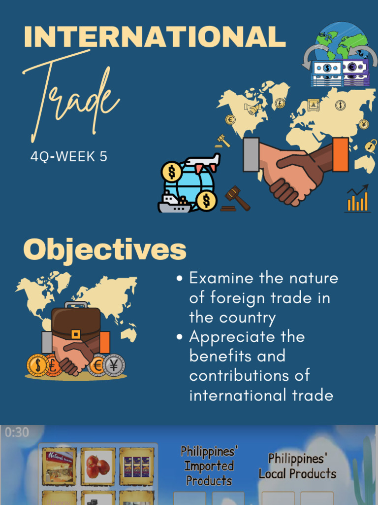 Ss9 4q Week 5 International Trade | PDF | Trade | Exports
