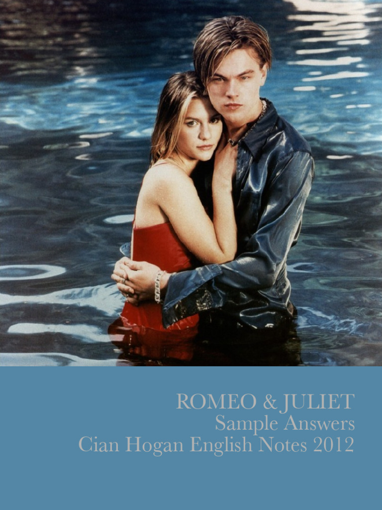 Romeo Juliet Sample Answers | PDF | Love Stories | Shakespearean Tragedies