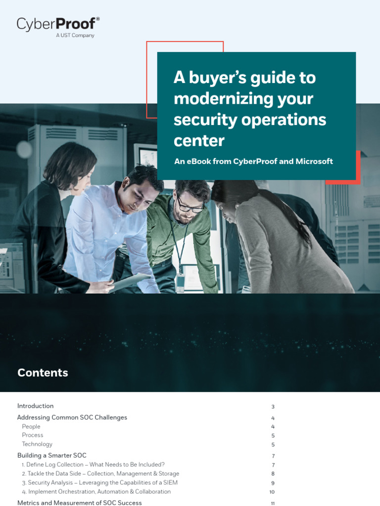 A Complete Guide To Modernizing Your Security Operations Center - 15pg ...