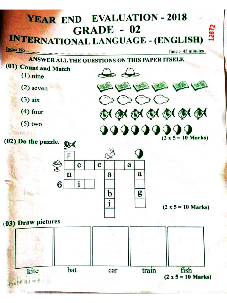 LE Grade 2 English | PDF