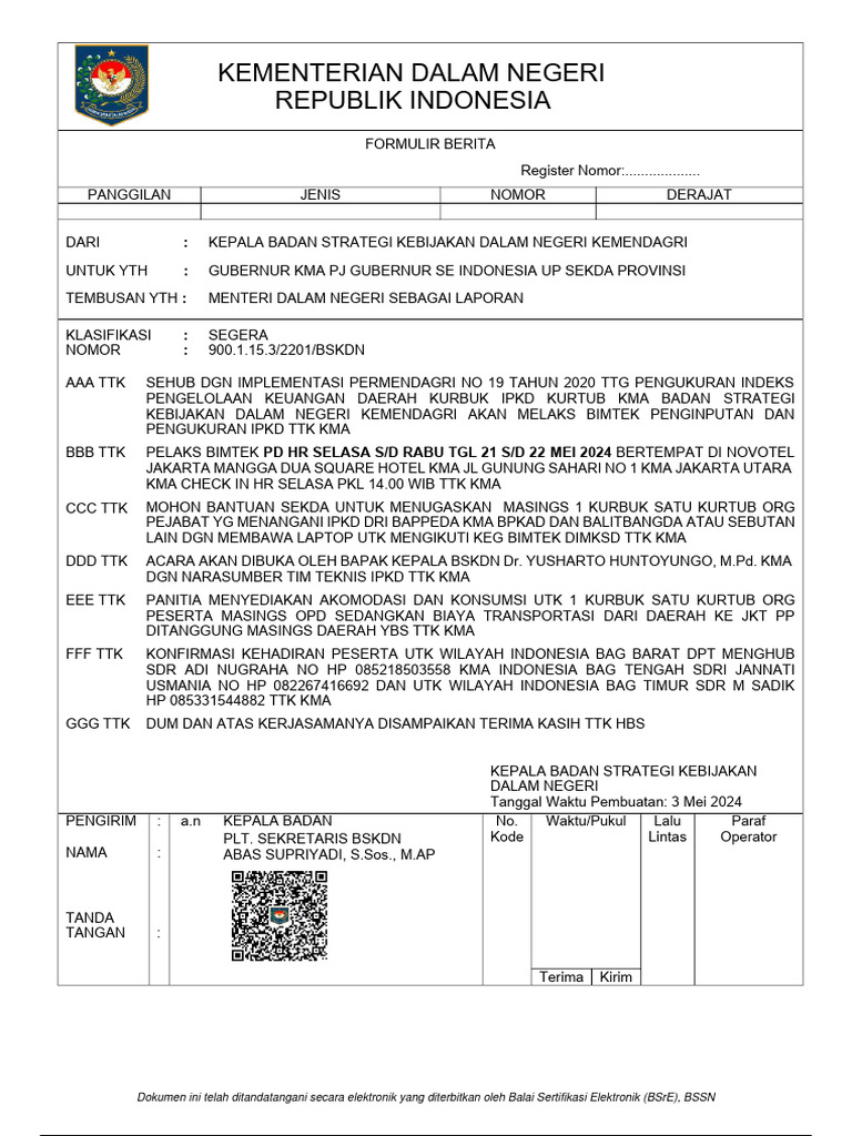 Radiogram Bimtek Ipkd Tte | PDF