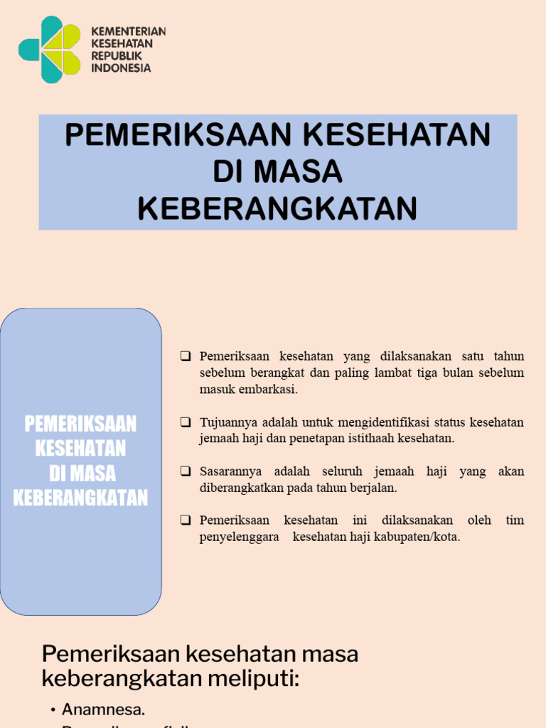 Materi Edukasi Pemeriksaan Kesehatan, KKJH Dan Aktivitas Fisik Dan ...