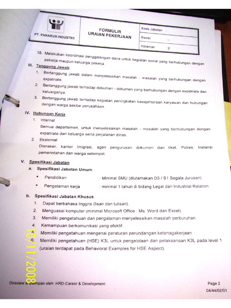 081110 KPI PRB-011 | PDF