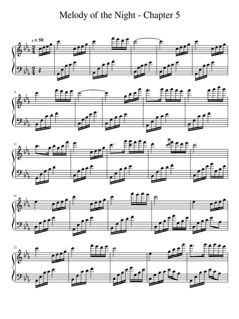 Melody of The Night - Chapter 5 | PDF