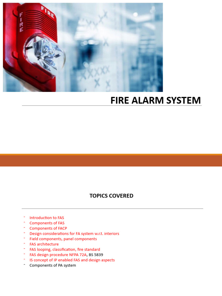 Fire Alarm System | PDF | Security Alarm