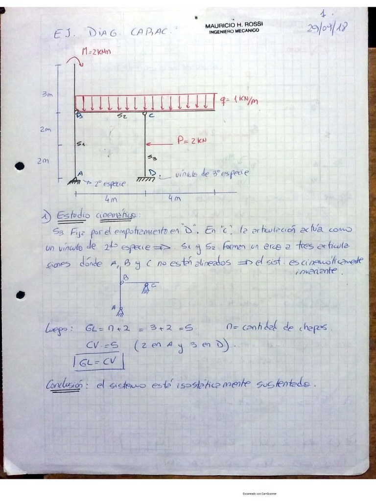 Ejemplo 2 Cadena Cinematica Abierta PDF