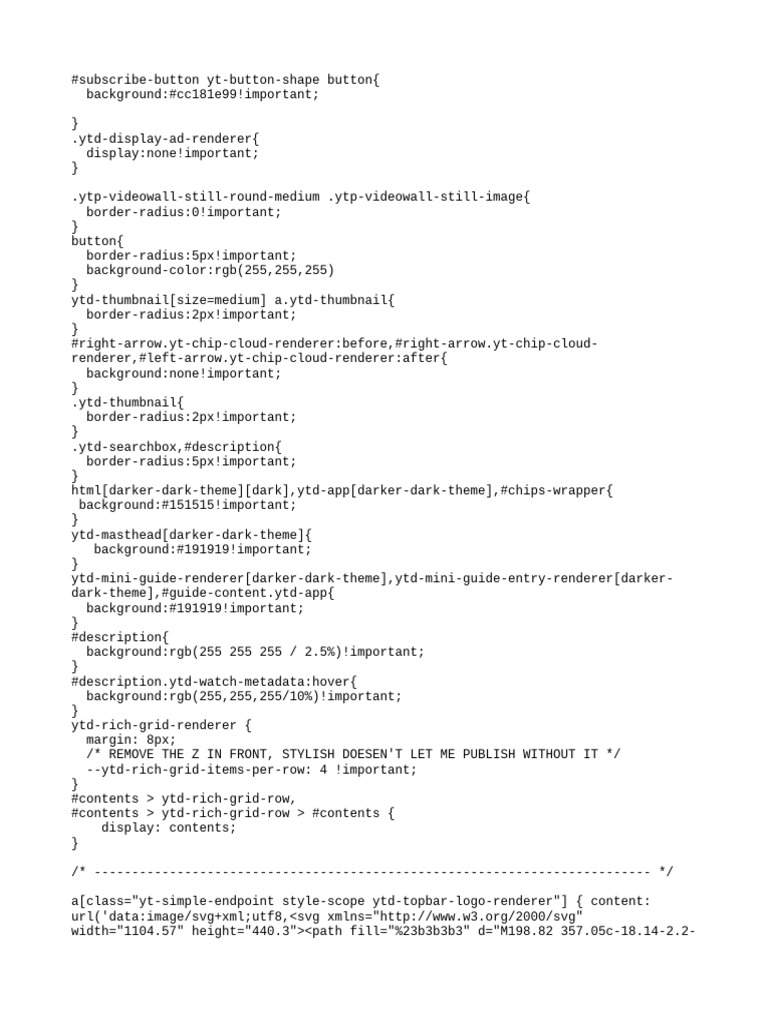 Stylish Youtube Personal Code | PDF | Html | Image Processing