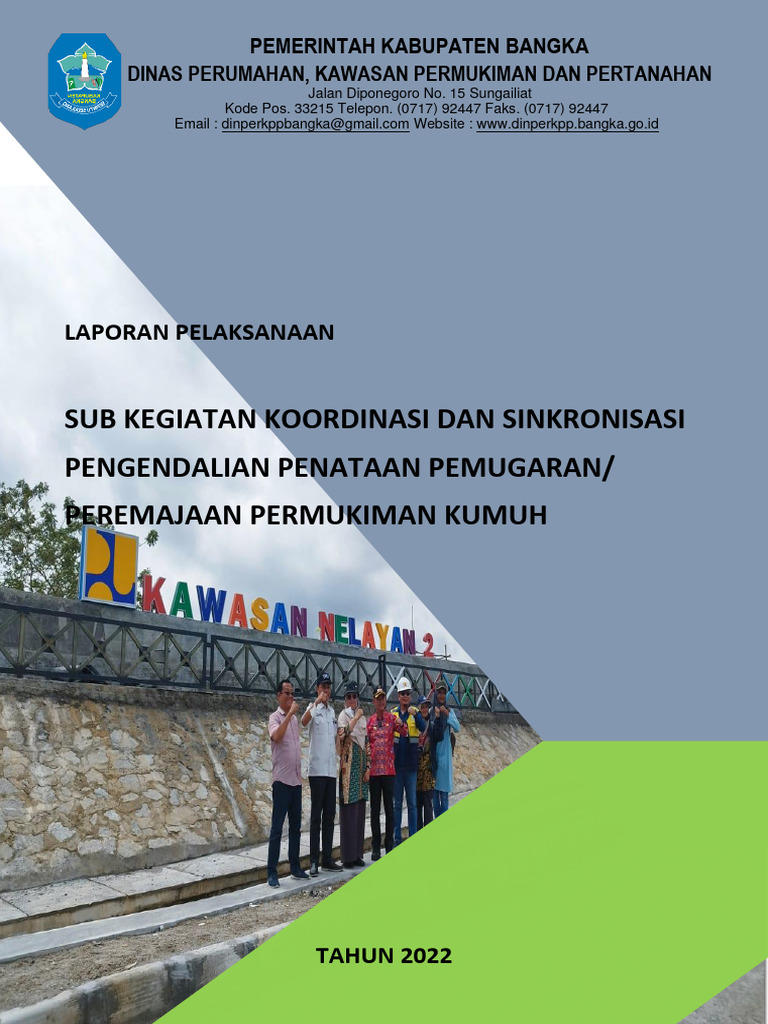 Laporan Koordinasi POKJA PKP Tahun 2022 | PDF
