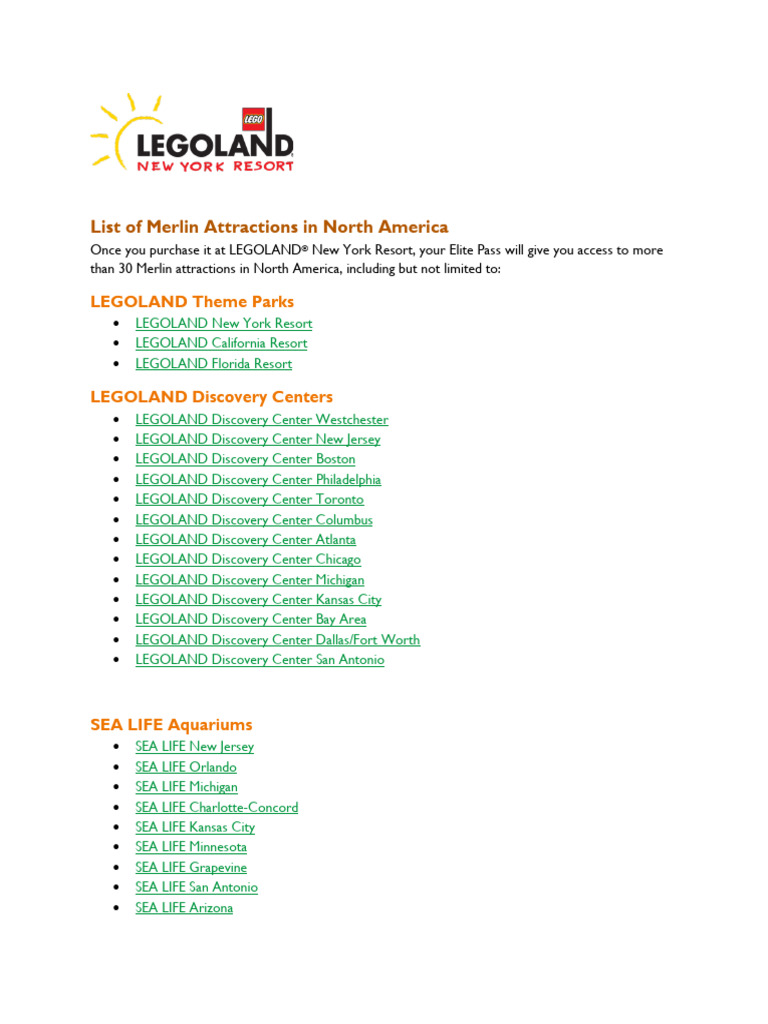 Llnyr List of Na Merlin Attractions - 2 - 22 - 22 1 | PDF | Cooking ...