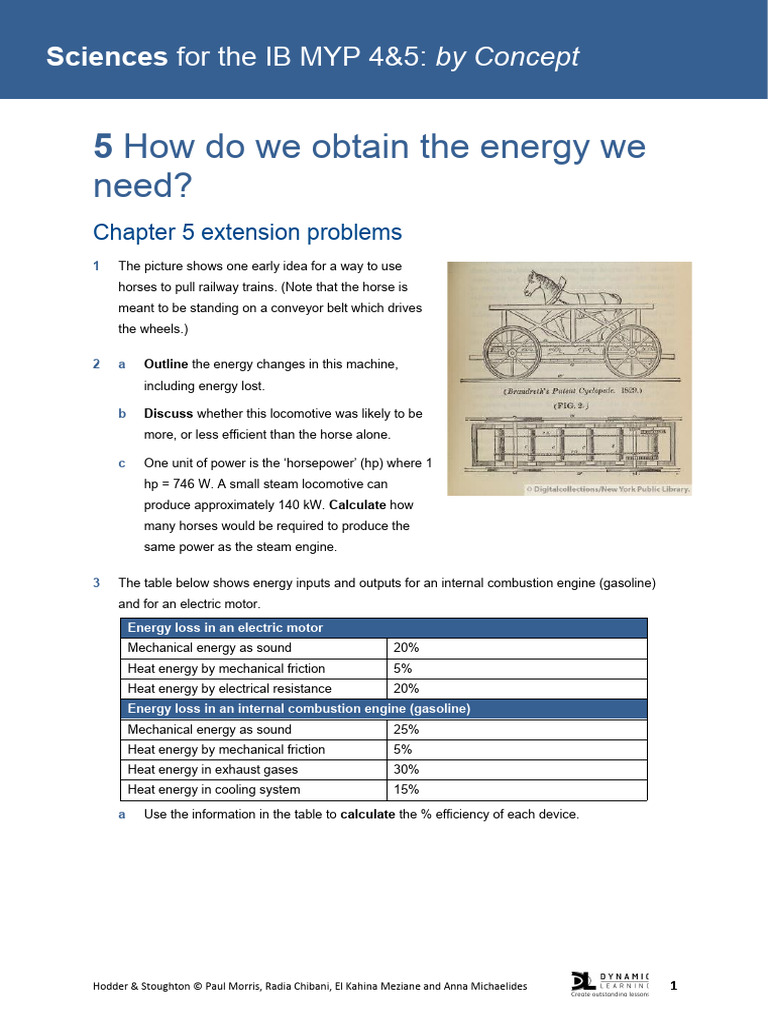 Ch5 Extension Problems | Download Free PDF | Engines | Horsepower