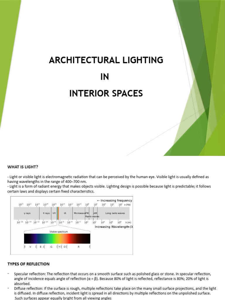 Architectural Lighting | PDF | Lighting | Reflectance