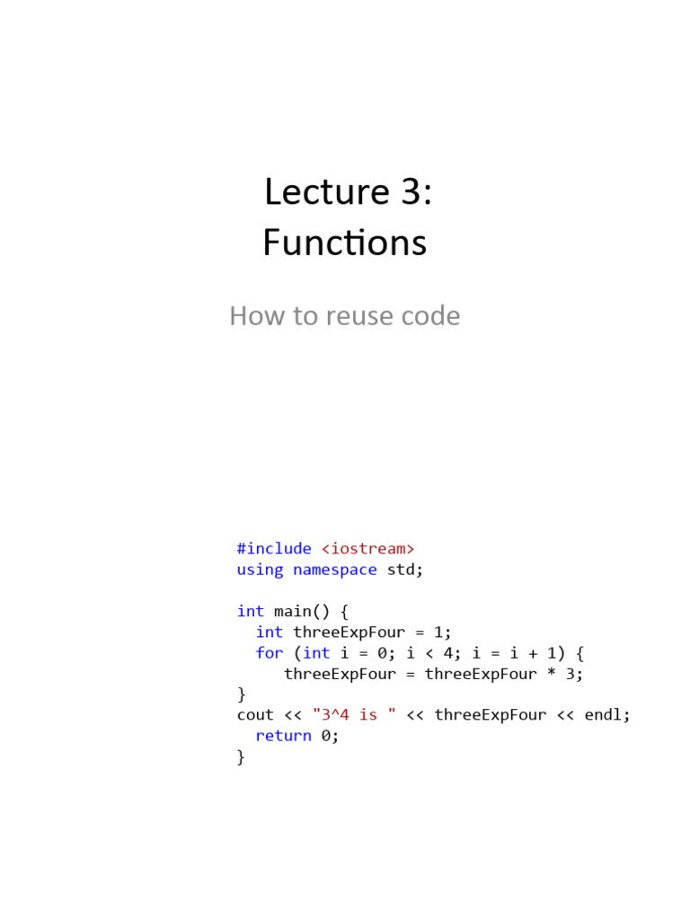 Functions In C Pdf Scope Computer Science Namespace