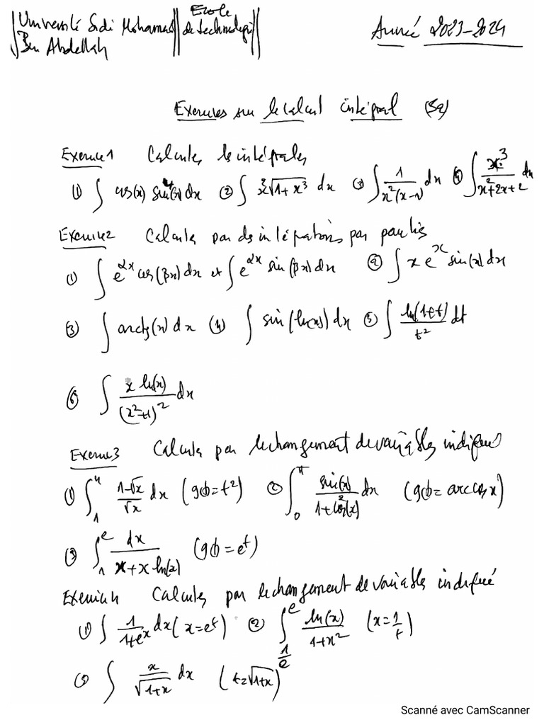 Calcul Intégral | PDF