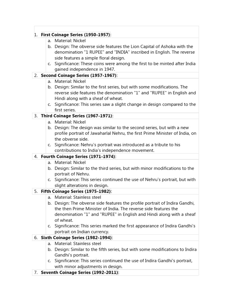 One rupee coin | PDF | Coins | Jawaharlal Nehru