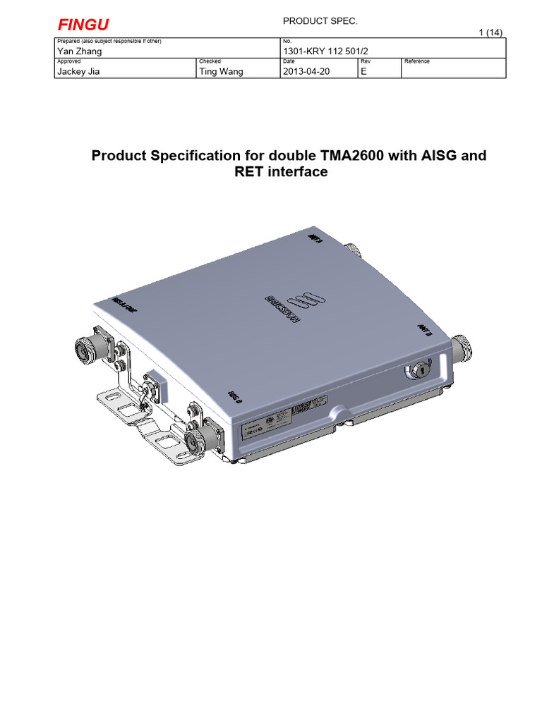 (2600 MHZ) ERICSSON KRY 112 501-2 | PDF | Computer Engineering ...