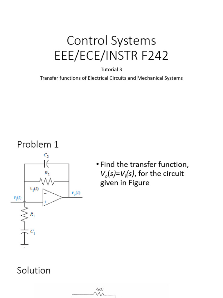 Control Systems Tutorial Guide | PDF