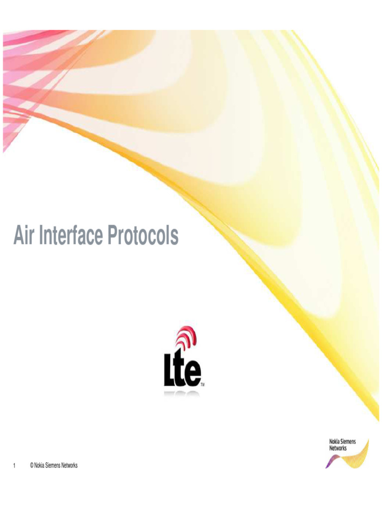 NSN LTE 02 Air Interface Protocols | PDF | Internet Protocols | Transmission Control Protocol