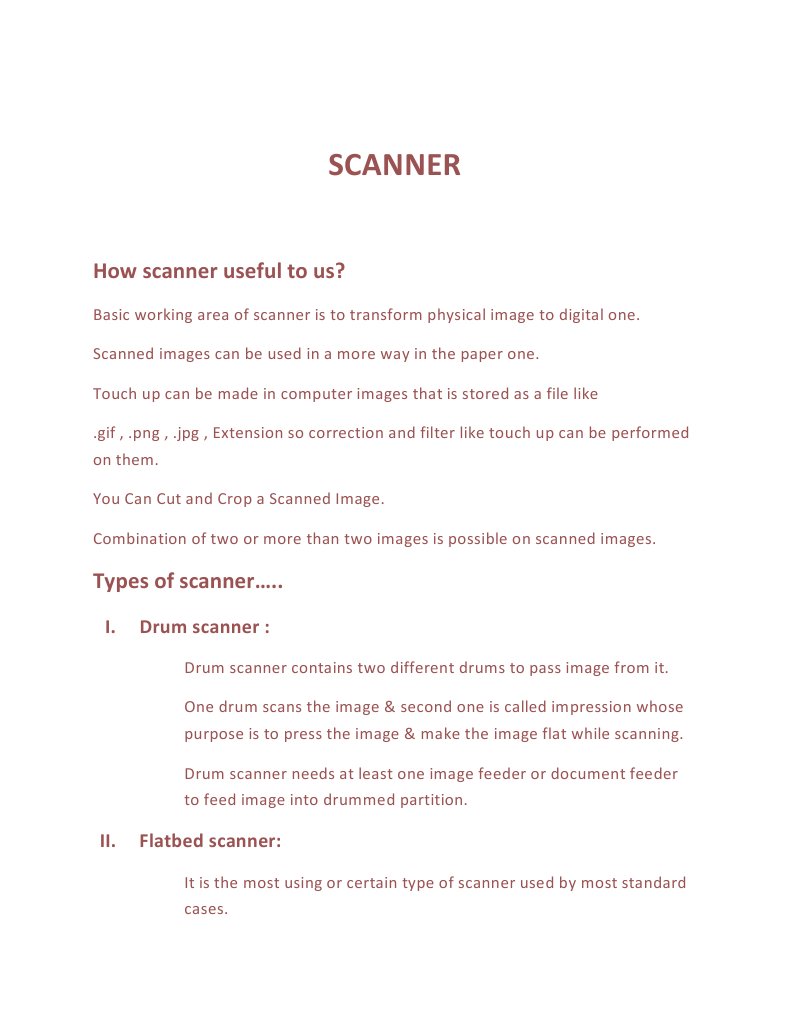 Scanners | Download Free PDF | Image Scanner | Areas Of Computer Science