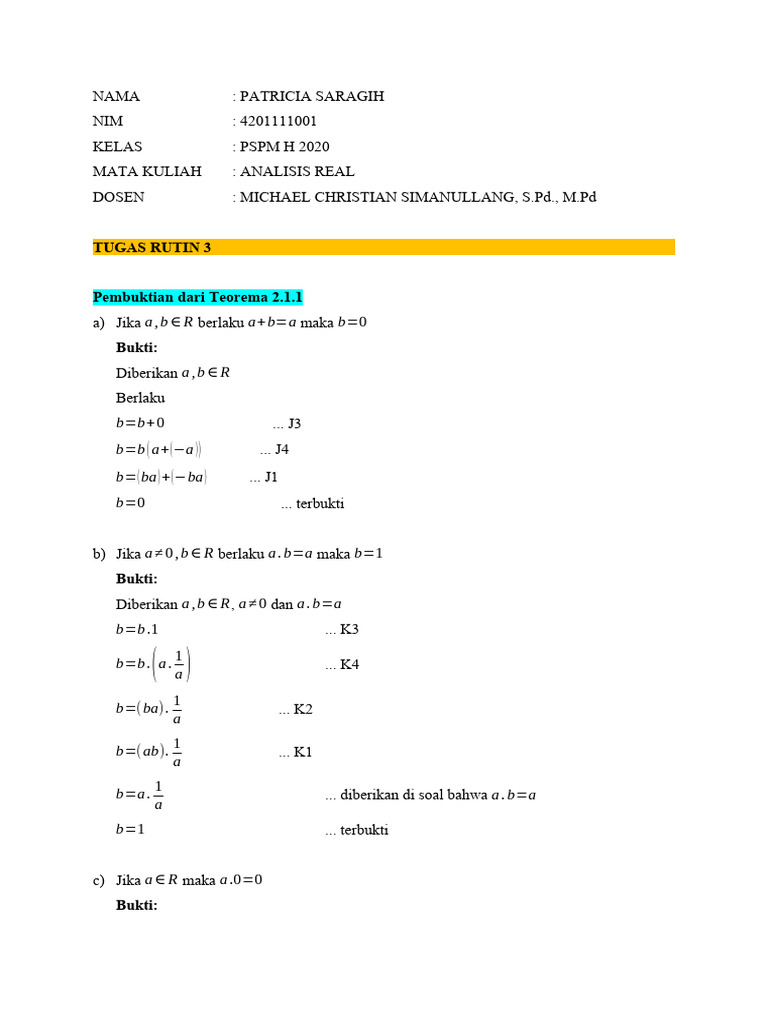 Tr3 Anril - Patricia Saragih - PSPM H 2020 | PDF