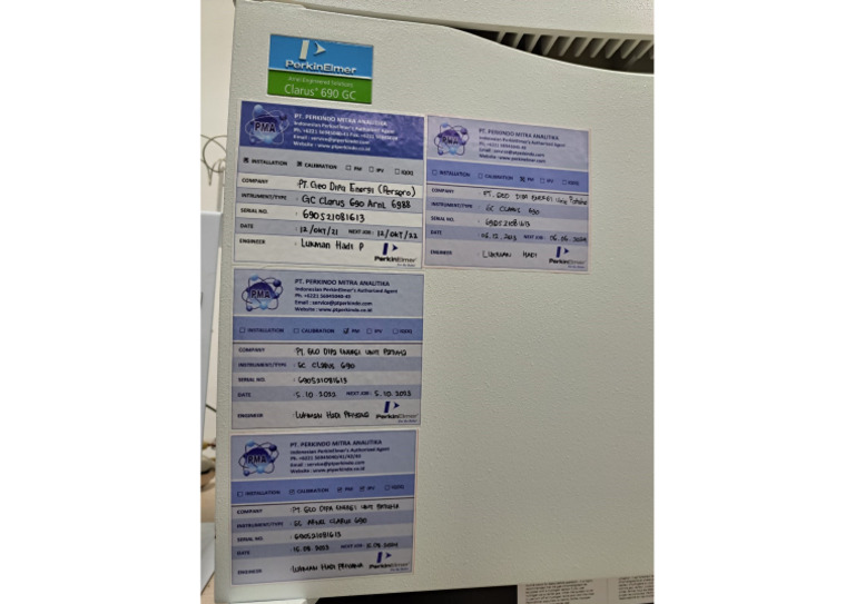 Calibration Marks for Gas Chromatography | PDF