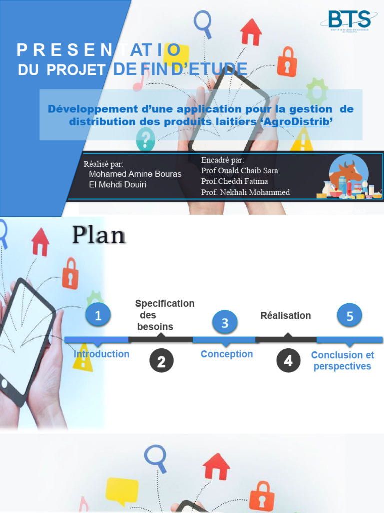 Presentation Application Pfe | PDF | Application | Informatique