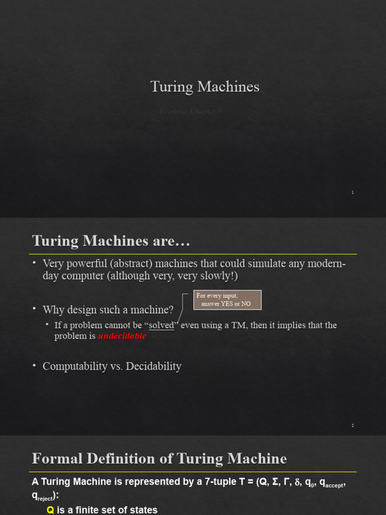Turing Machines | Download Free PDF | Numbers | Theory Of Computation