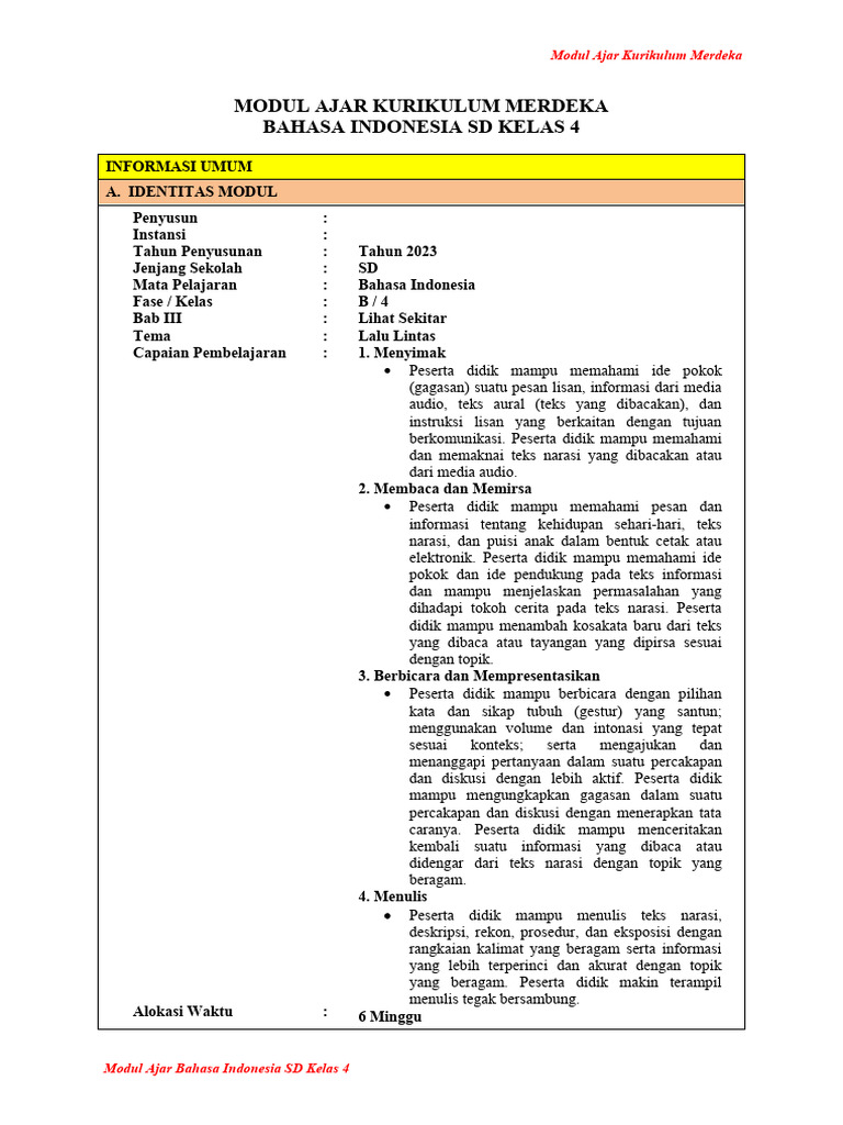 5. Modul Ajar BAB 3 | PDF