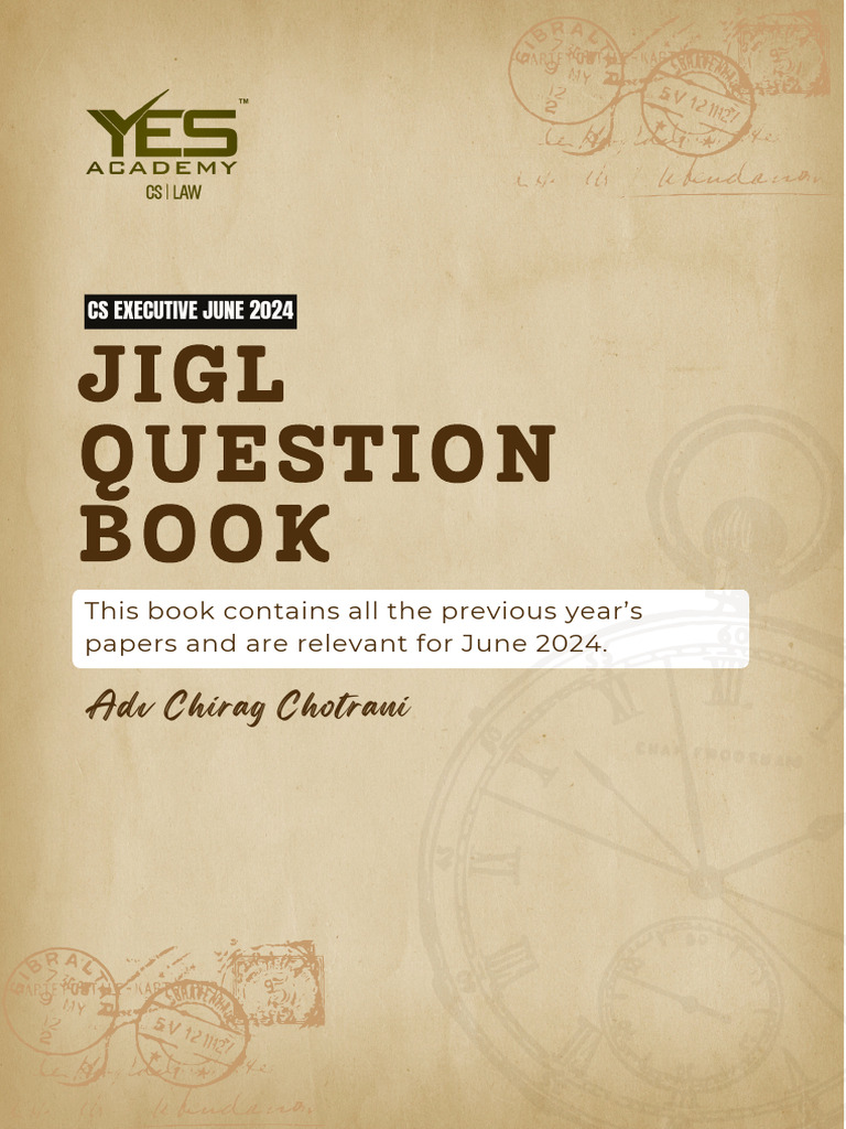 Jigl PYQ | PDF | Negotiable Instrument | Arbitration